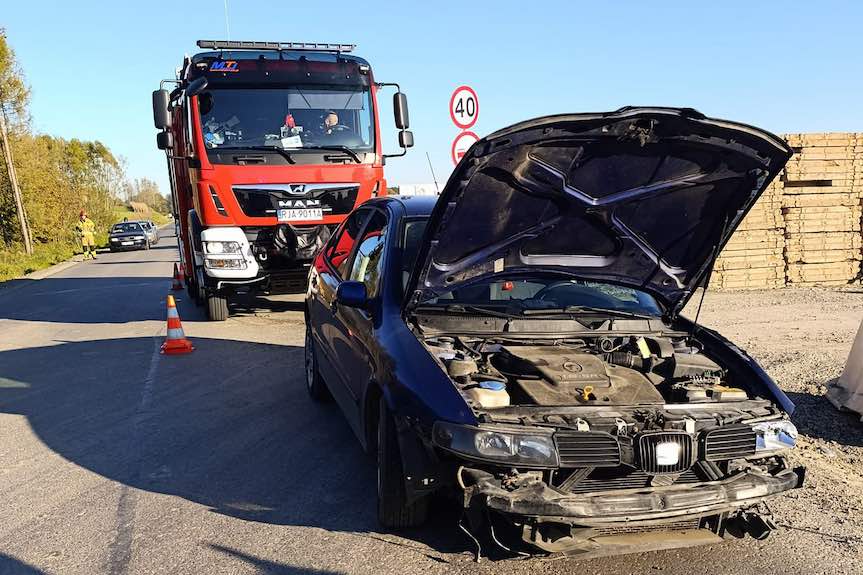 Poważny wypadek Pruchniku. Ranny motocyklista Poważny wypadek Pruchniku. Ranny motocyklista